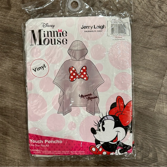 Disney | Jackets & Coats | New Minnie Mouse Vinyl Poncho Disney | Poshmark